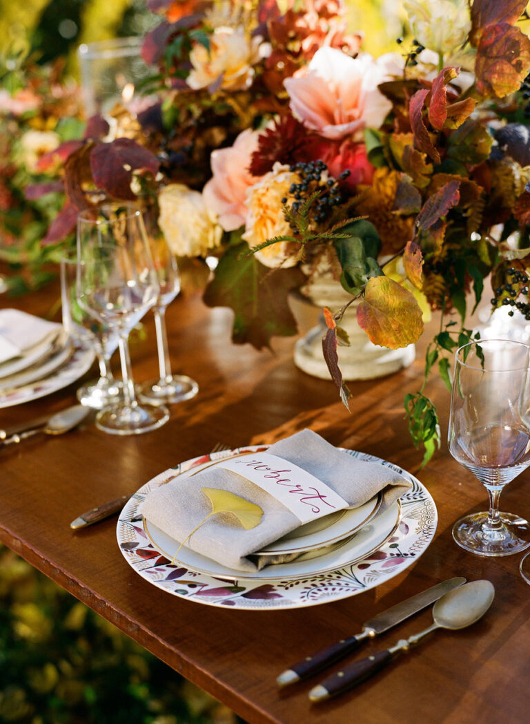 Inspiration for Your Fall Wedding Tables - Wine and Country Weddings