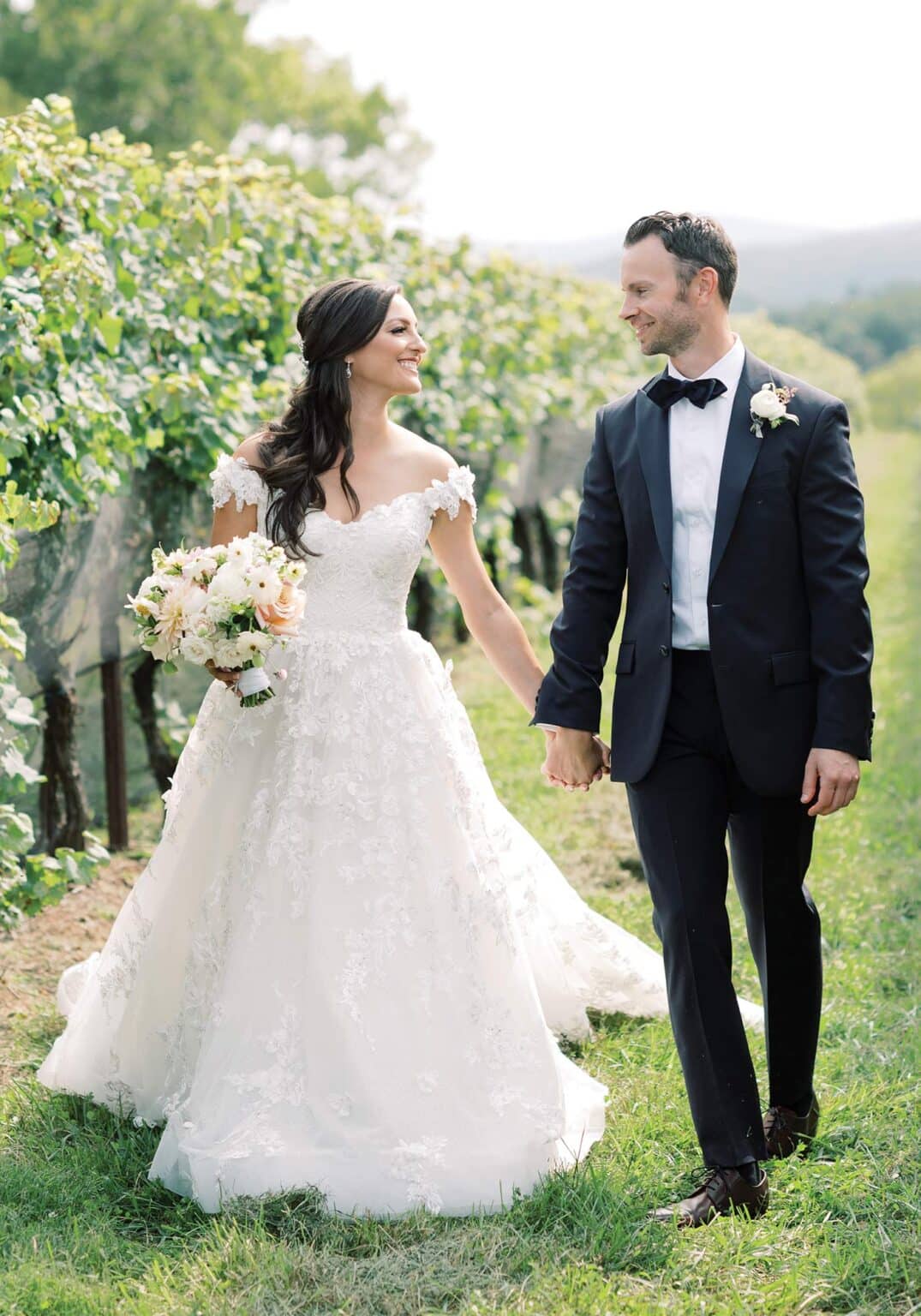 Colin & Sarah's Mountainside Vineyard Wedding - Wine and Country Weddings